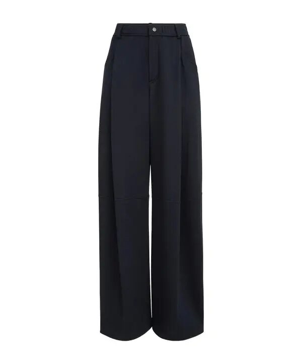 Brunello Cucinelli Cotton And Silk Interlock Track Trousers - Black