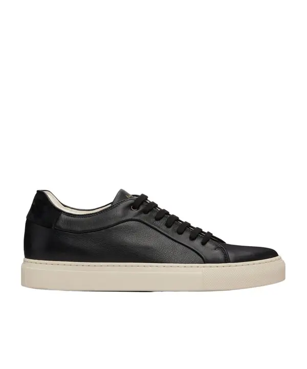 Paul Smith Round Toe Lace-up Sneakers - Black