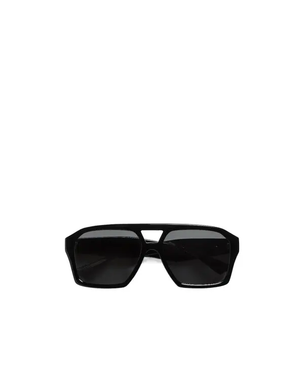 Bottega Veneta Classic Aviator Sunglasses - Black/gray