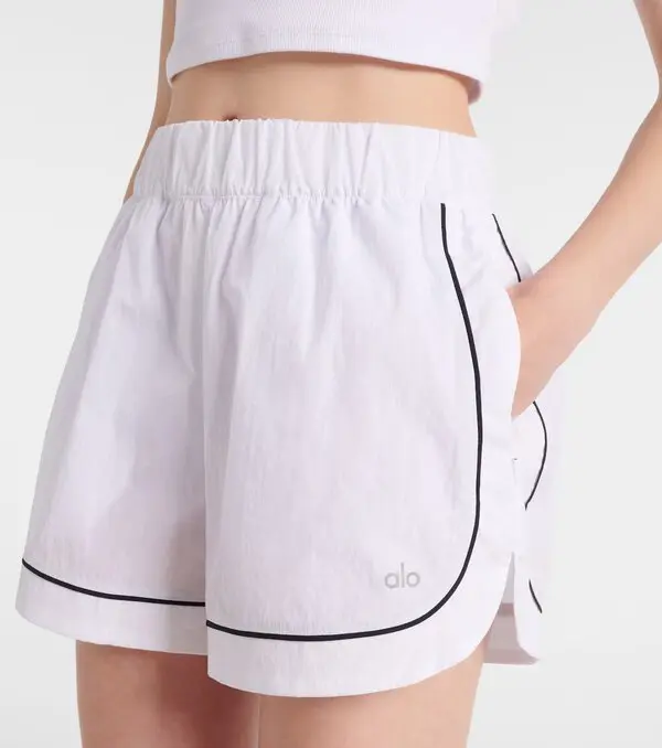 Alo Yoga Striped Detail Shorts