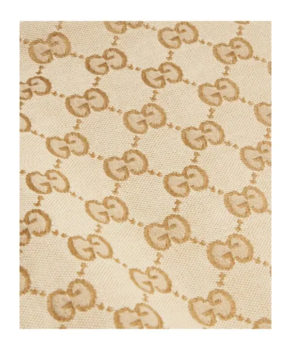 Gucci Gg Cotton Canvas Midi Skirt