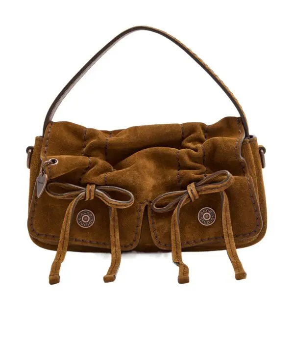 Acne Studios Multipocket Micro Suede Cross-body Bag