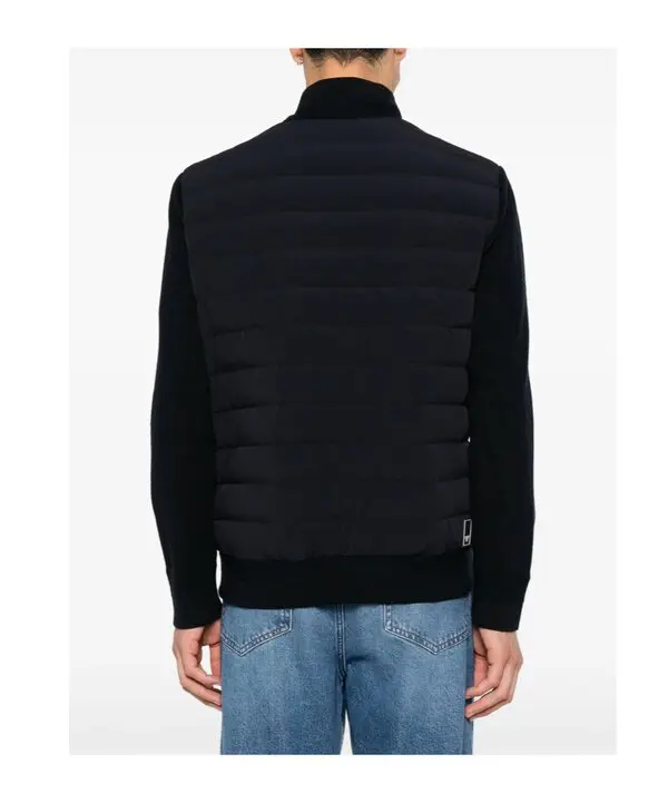 Emporio Armani Quilted Panel-sleeve Jacket