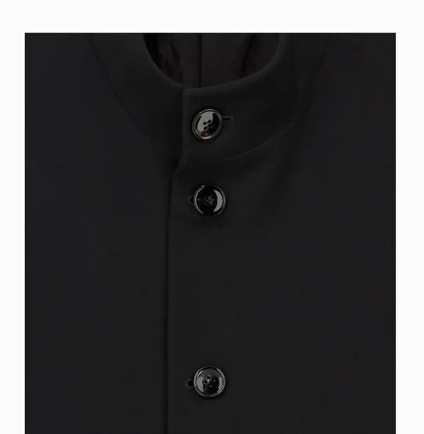 Giorgio Armani One Shot Regular Fit Blazer In Pure Virgin Wool Crepe