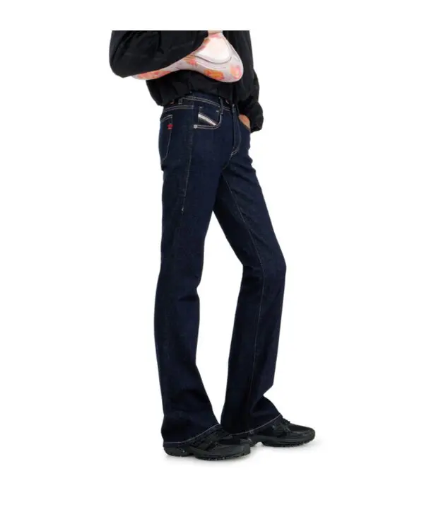DIESEL® D-ebbey Low Waist Bootcut Jeans - Dark Blue