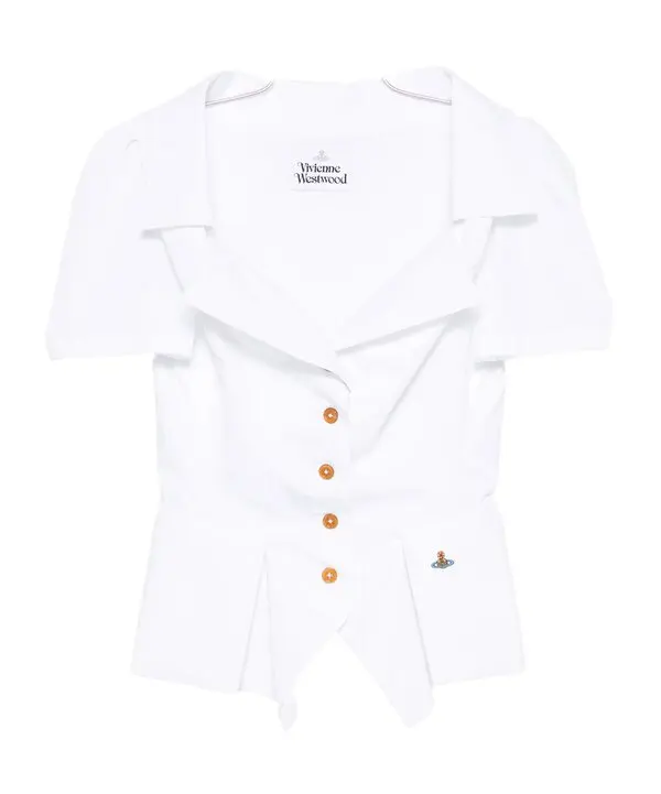 VIVIENNE WESTWOOD Short-sleeved Shirt - White