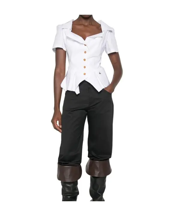 VIVIENNE WESTWOOD Short Sleeve Shirt - White
