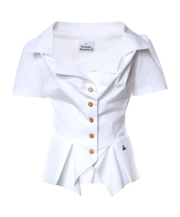 VIVIENNE WESTWOOD Short Sleeve Shirt - White