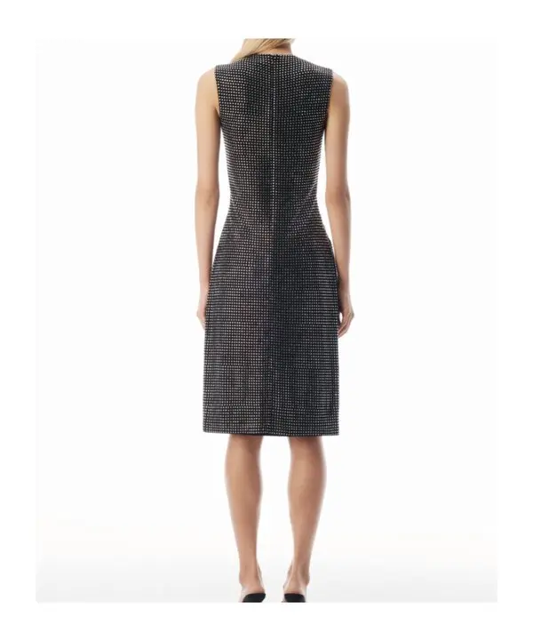 Alexander Wang Crystal Embellished Sleeveless High-neck Top