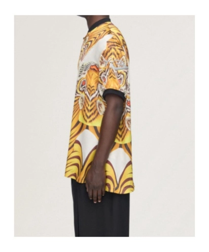 Y3 Tiger-print Short-sleeve Top