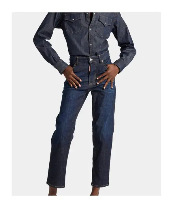Dsquared2 Dark Wash Belt Loop Jeans