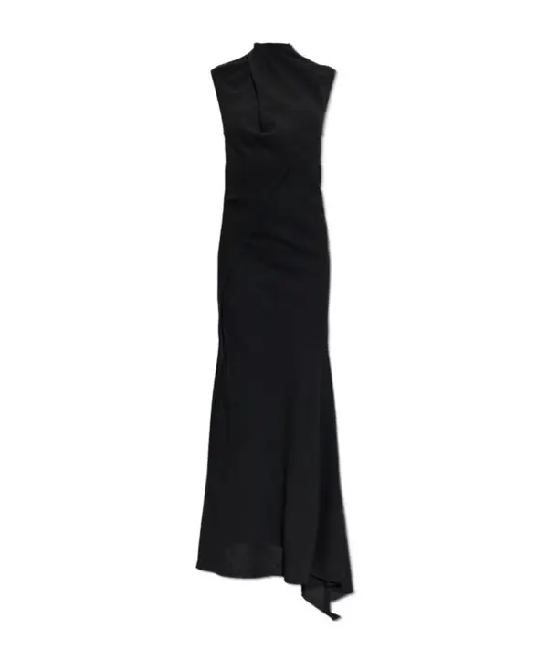 Attico Draped Scarf-back Dress