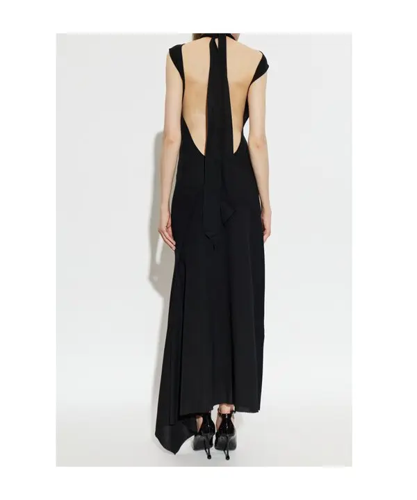 Attico Draped Scarf-back Dress