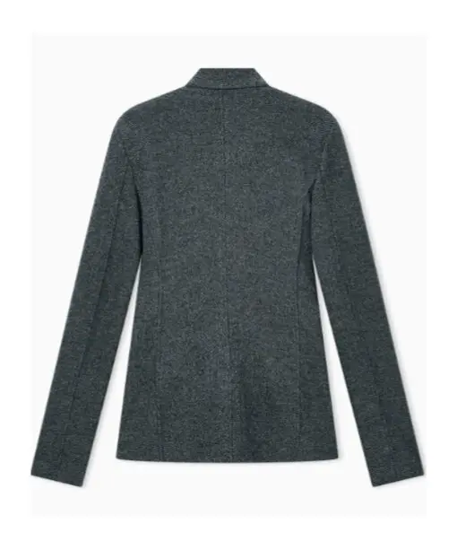 Giorgio Armani Slim-fit Blazer In Herringbone Effect Jersey