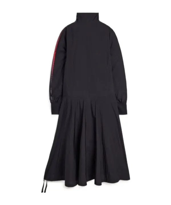 Y3 Logo-print Zip-fastening Midi Dress