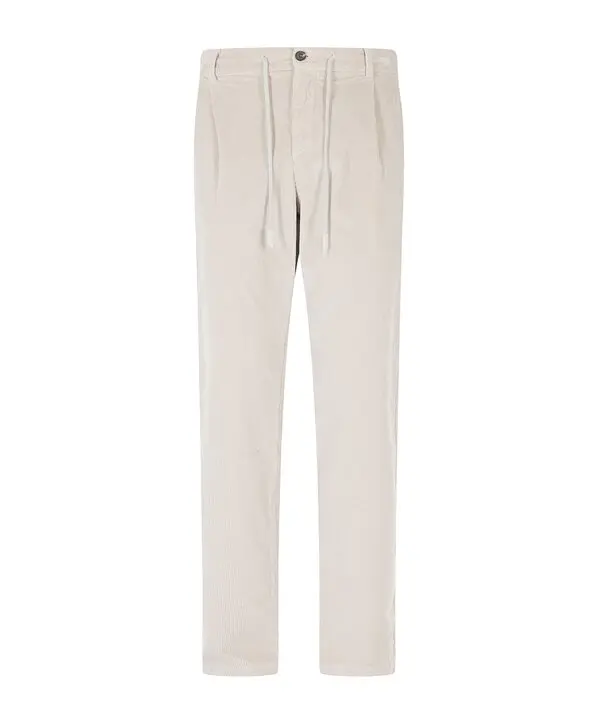 Eleventy Pleated Drawstring Trousers