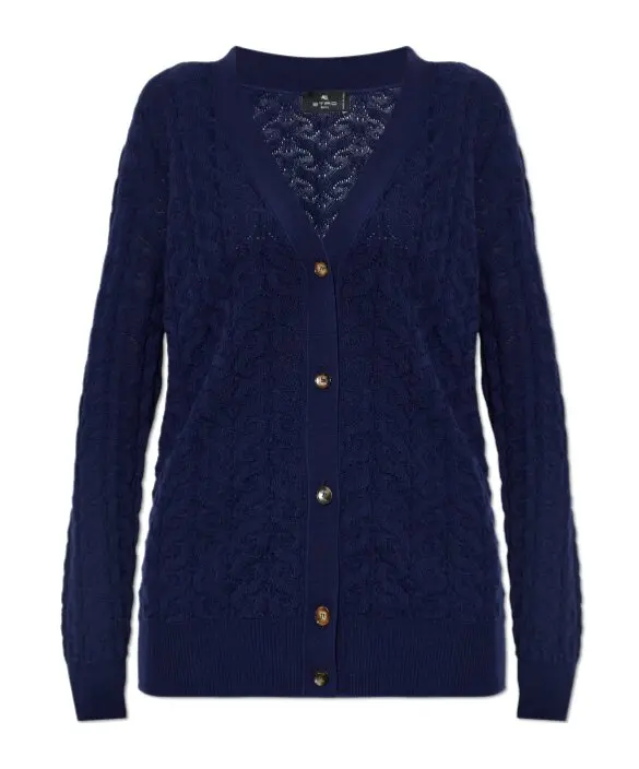 Etro Long-sleeve Knit Top - Black