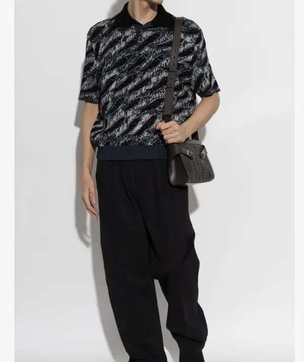 Jacquemus Fish-print Polo Shirt