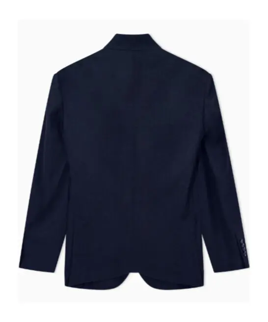 Giorgio Armani Blazer One Shot Regular Fit In Fluid Virgin Wool