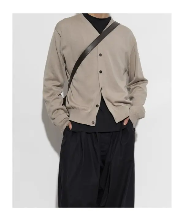 Jacquemus V-neck Long-sleeved Knit Top