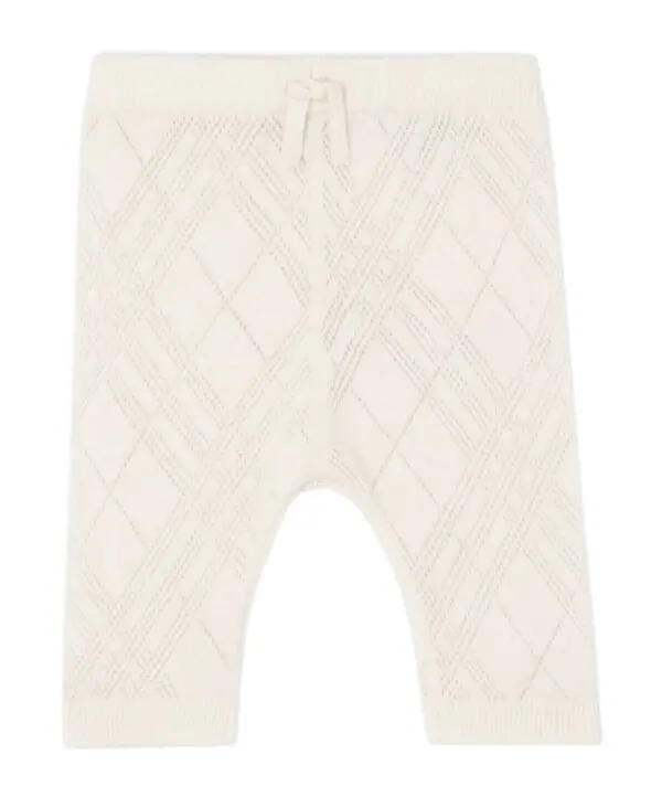 Burberry Cashmere Knit Cardigan And Trouser Set