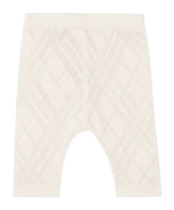 Burberry Cashmere Knit Cardigan And Trouser Set
