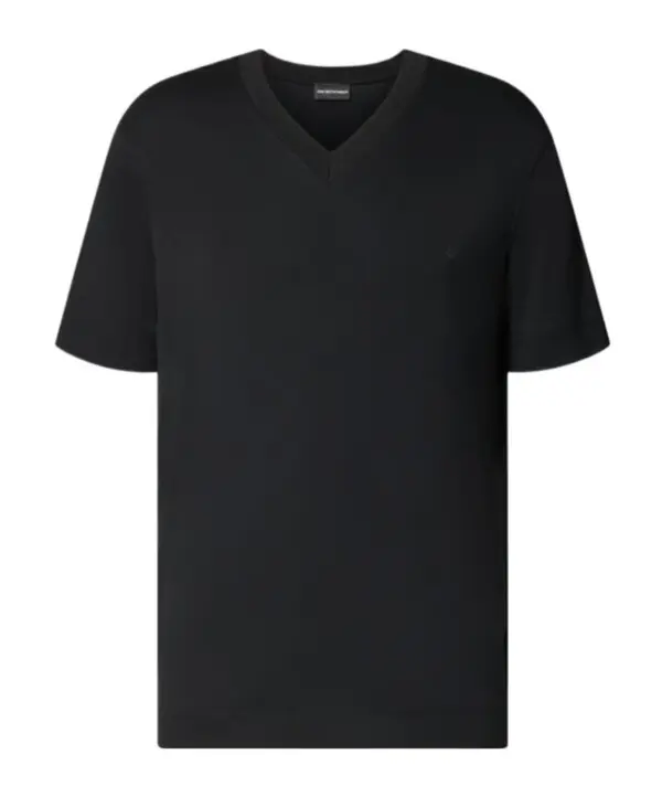 Emporio Armani V-neck T-shirt - Black