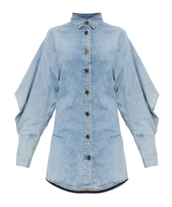 Attico Denim Skirt