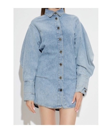 Attico Denim Skirt