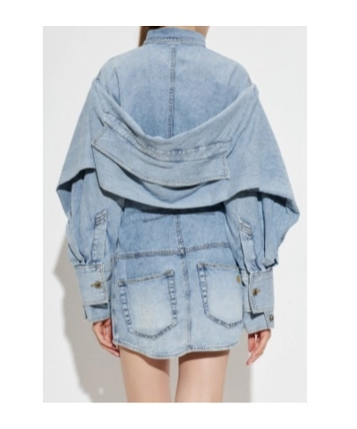 Attico Denim Skirt