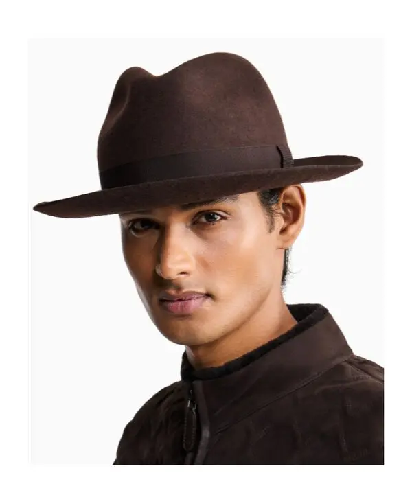 Giorgio Armani Classic Fedora Hat