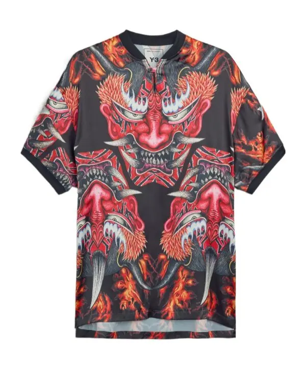 Y3 Graphic-print Short-sleeve Top - Multicolor