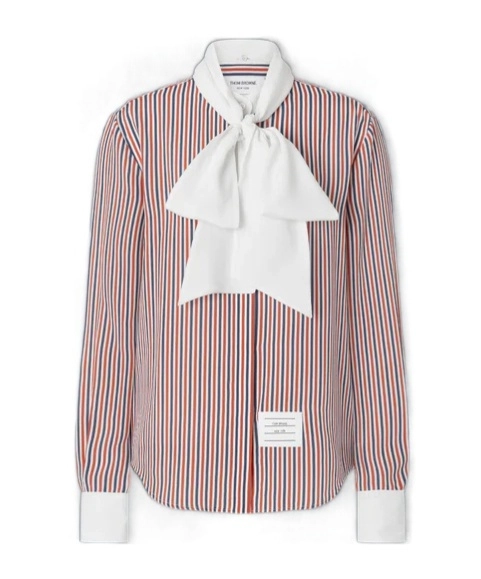 Thom Browne Striped Detachable-collar Shirt - No