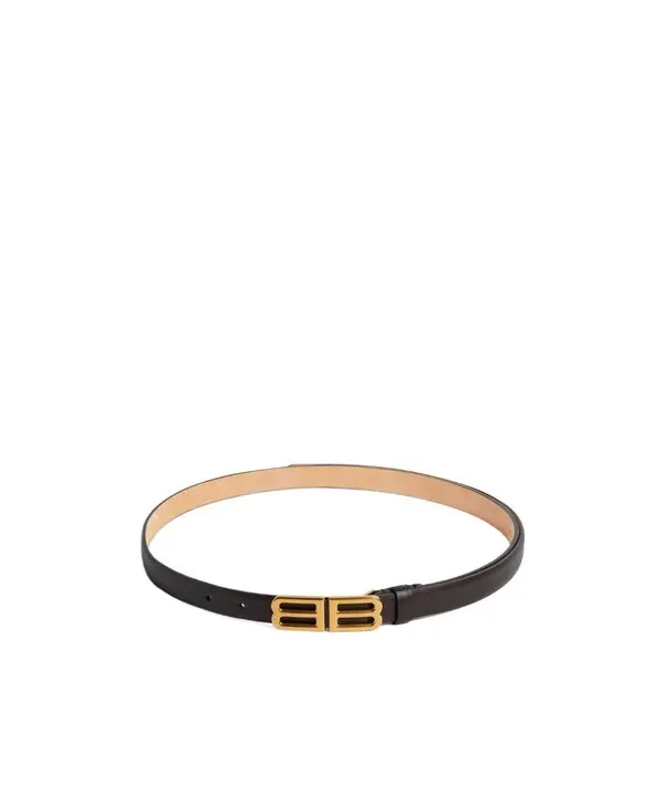 Balenciaga Bolero Bb Belt - Moka