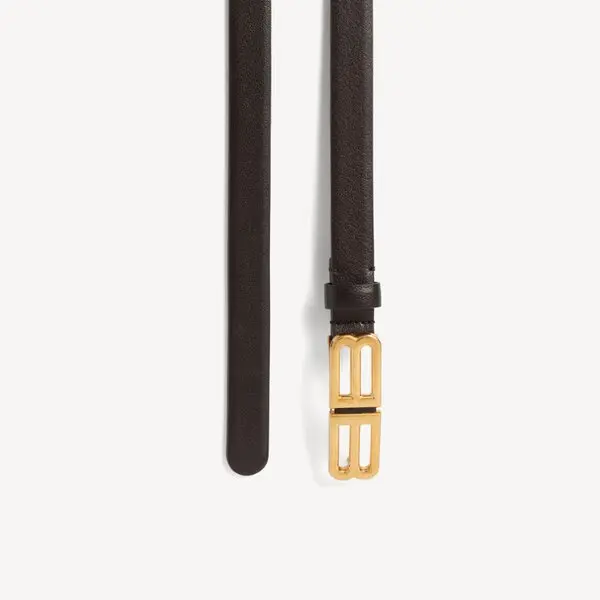 Balenciaga Bolero Bb Belt - Moka