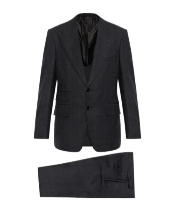 TOM FORD Lapel Long-sleeve Suit - Grey