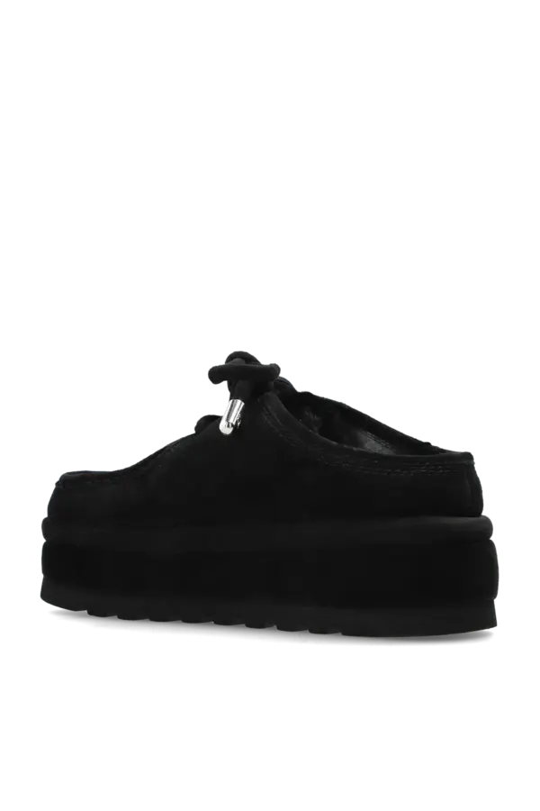 NAKED WOLFE Suede Platform Shoes "blizzard