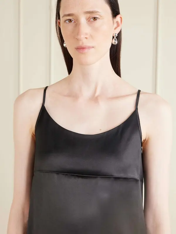 Phoebe Philo Silk-blend Satin Mini Dress