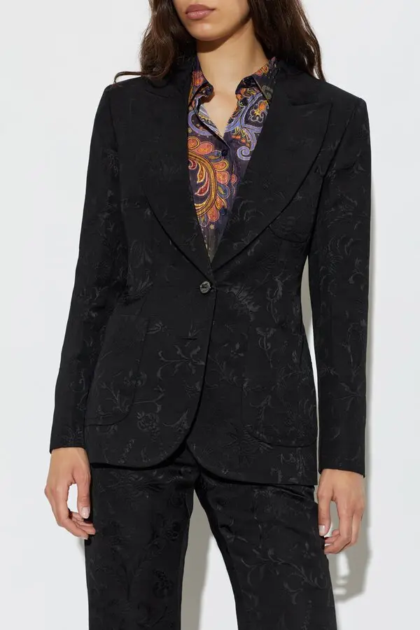 Etro Blazer With A Single Vent