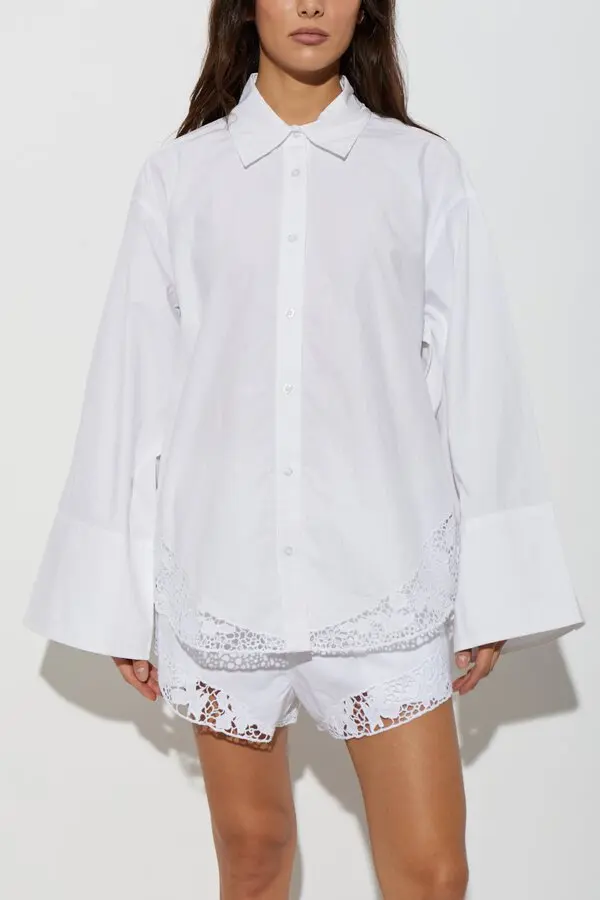 ROTATE BY BIRGER CHRISTENSEN Shirt With Wide Sleeves