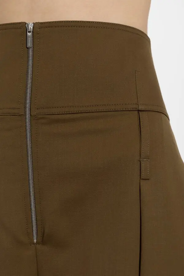 FERRAGAMO High-waisted Wool Trousers