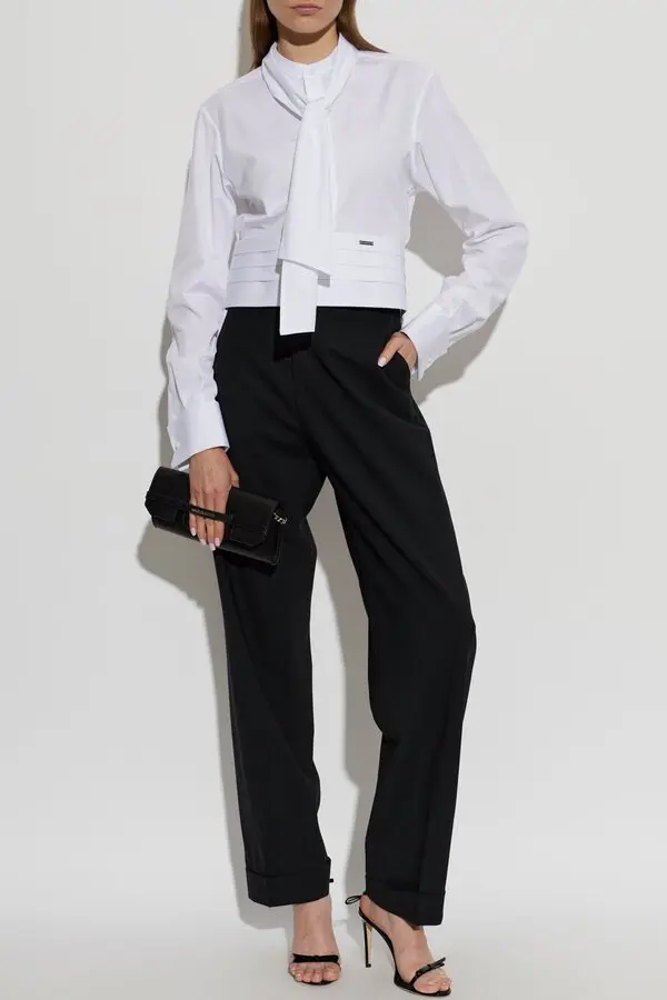 Dsquared2 Blouse With Neck Tie