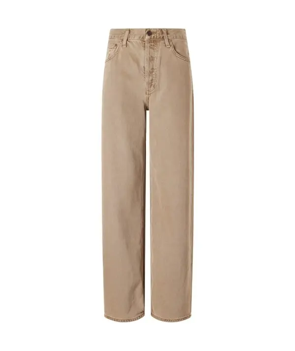 AGOLDE Low Slung Baggy Wide-leg Jeans - Brown
