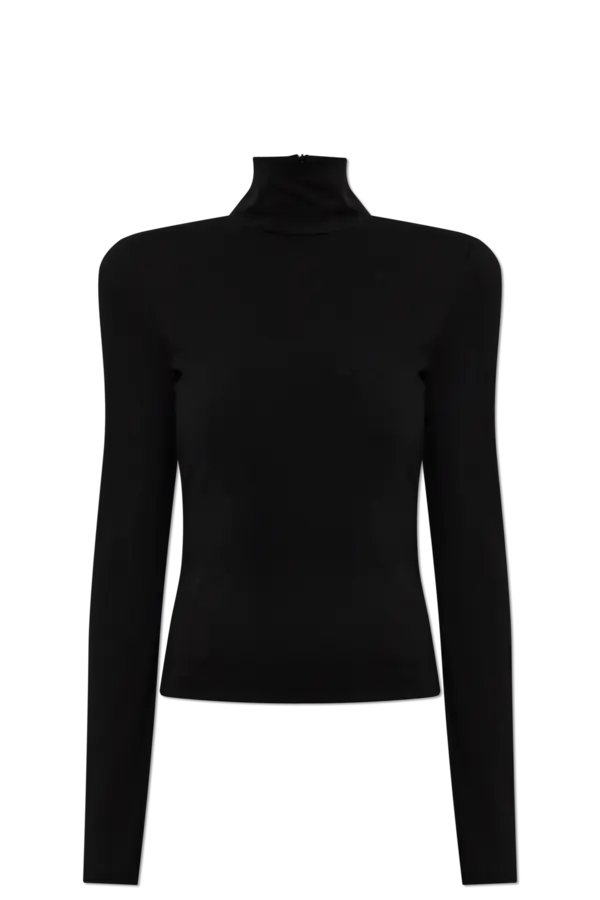 Dsquared2 Turtleneck With Shoulder Pads - Black
