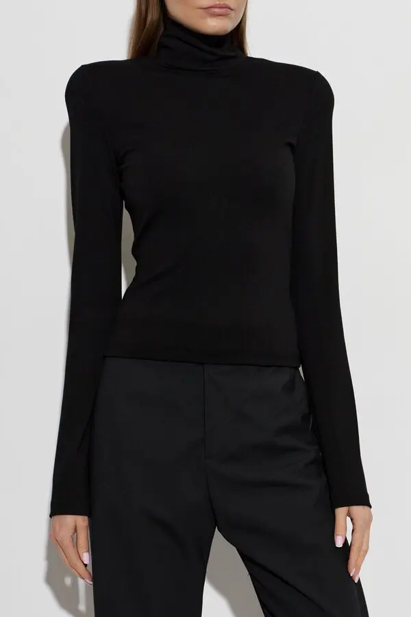 Dsquared2 Turtleneck With Shoulder Pads