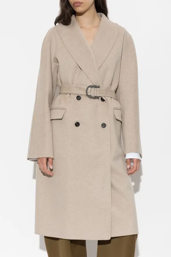 FERRAGAMO Wool Coat With Belt