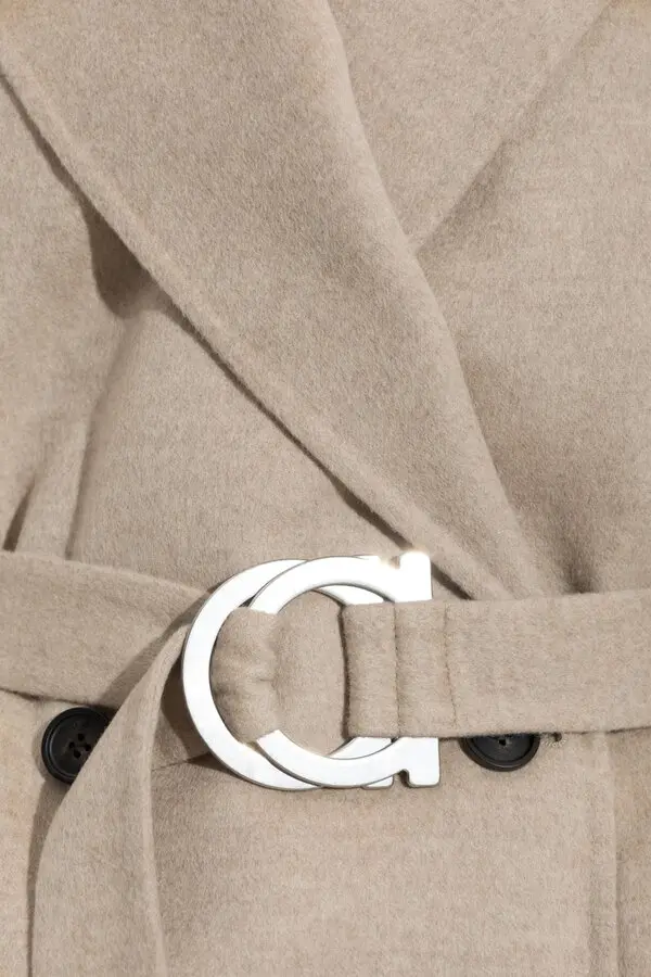 FERRAGAMO Wool Coat With Belt