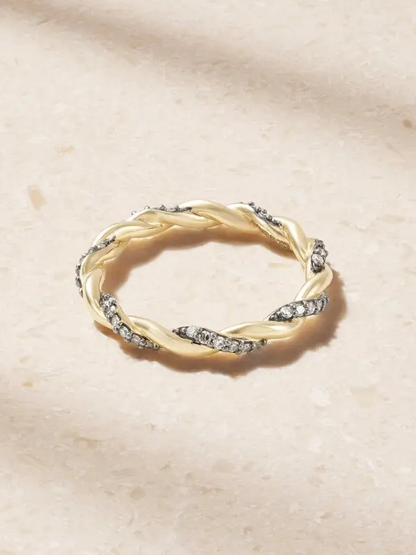 LUCY DELIUS 14-karat Diamond Ring