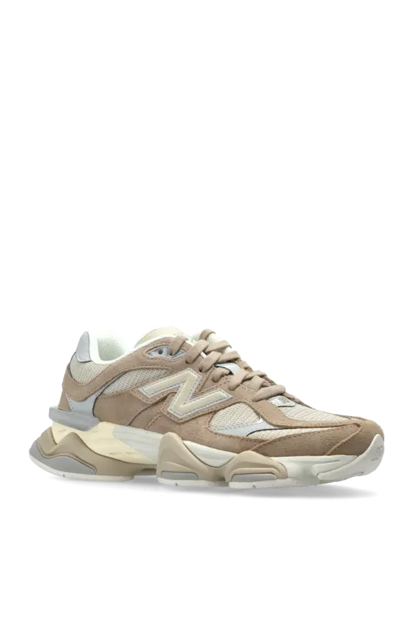 NEW BALANCE U90608ap And Grey Paneled Sneakers - Beige