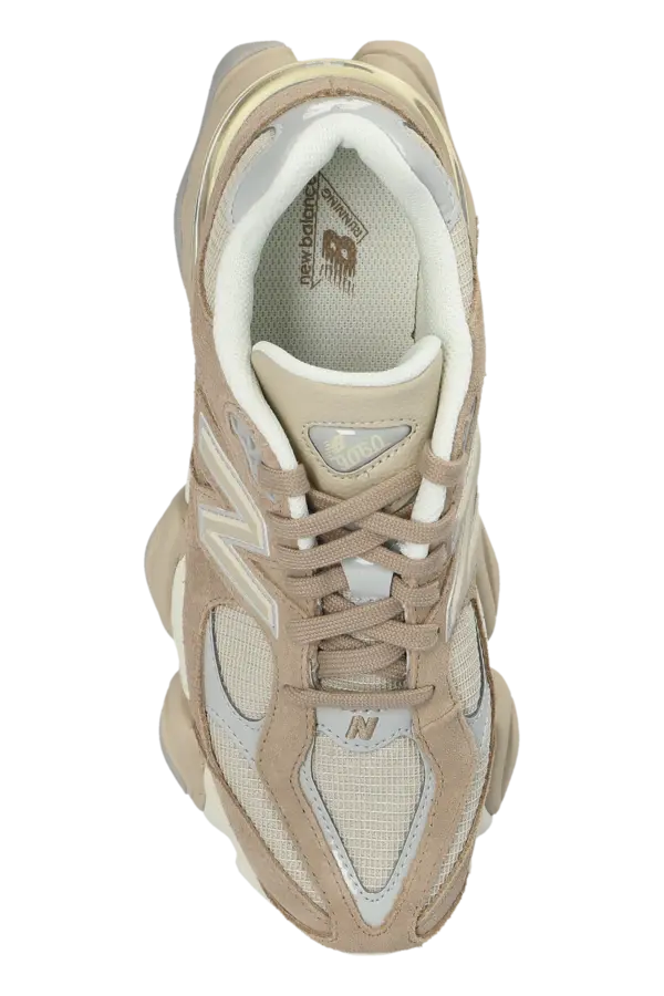 NEW BALANCE U90608ap And Grey Paneled Sneakers - Beige